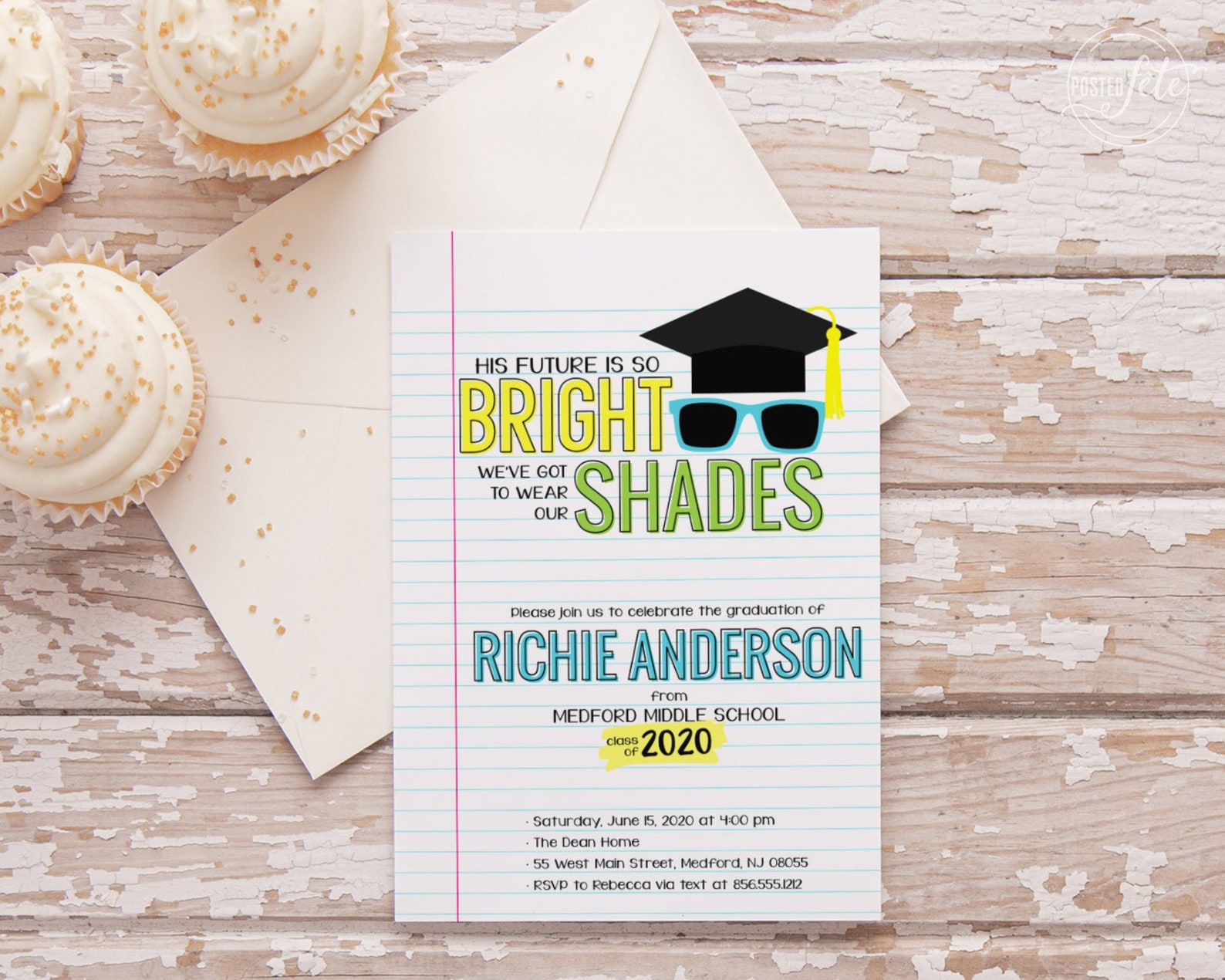 8th Grade Graduation Party Invitation His Future is so - Etsy