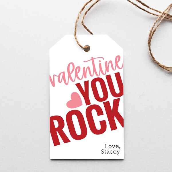 You Rock Valentine - Etsy