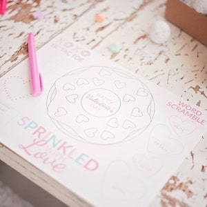 Donut Valentine's Day Breakfast Party Printables - Etsy