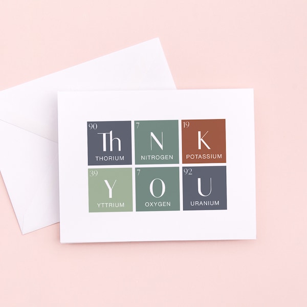 Chemistry Card - Etsy