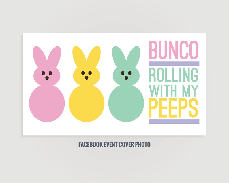 Easter Bunco Score Card Set - Spring Bunco - Tally Sheet and Table ...