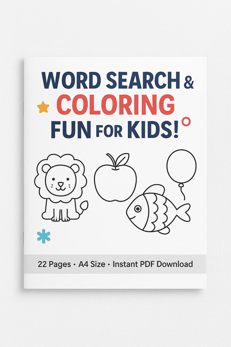 Printable Word Search Kids– Educational Word Search Printable – Easy ...