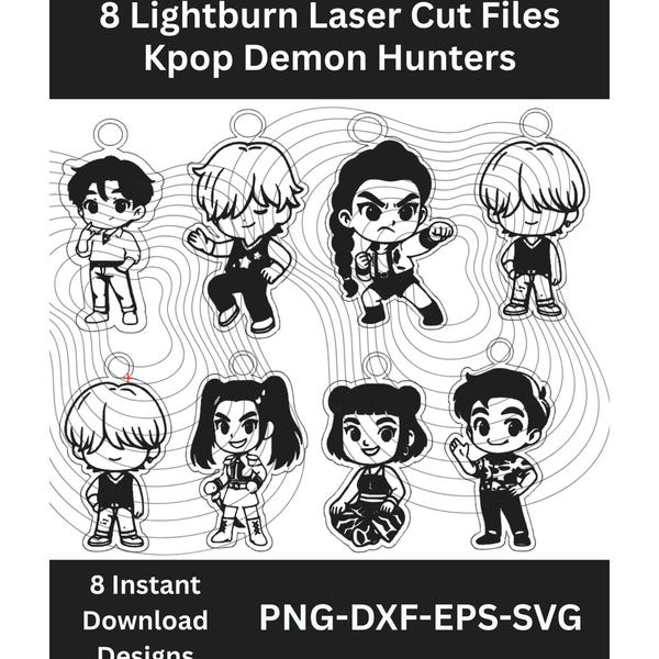 Key. Pop Demon Hunters - Etsy