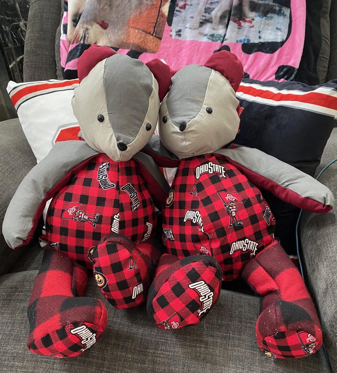 24” Handmade the Ohio State Bear Keepsakes by Jim Otto Designs - Etsy