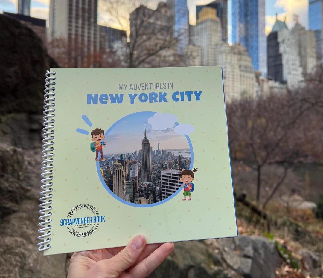 NYC Scavenger Hunt + Scrapbook for Kids - Etsy