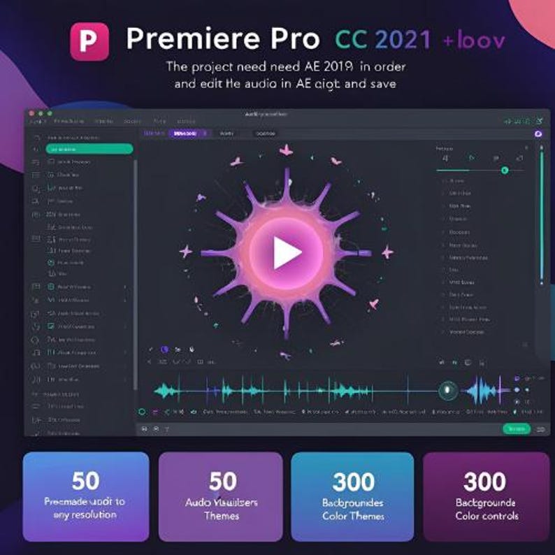 Ultimate 500 Audio Visualizers Pack for Premiere Pro Massive Audio Visualizer Bundle All-in-one ...