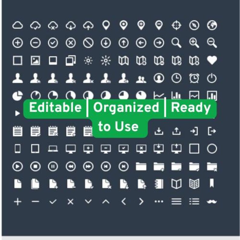 50,000+ All-in-one Vector Icons | PPTX, SVG, PNG | Fully Editable | for ...