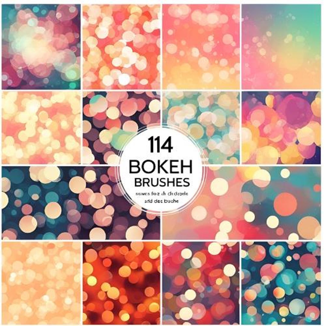 114 Bokeh Overlay Bundle | High-resolution JPG & PNG Light Effects for Photography, Editing ...