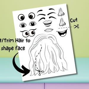 Build a Face Emotions Activity: Cut and Paste Craft (PDF Pattern) - Etsy