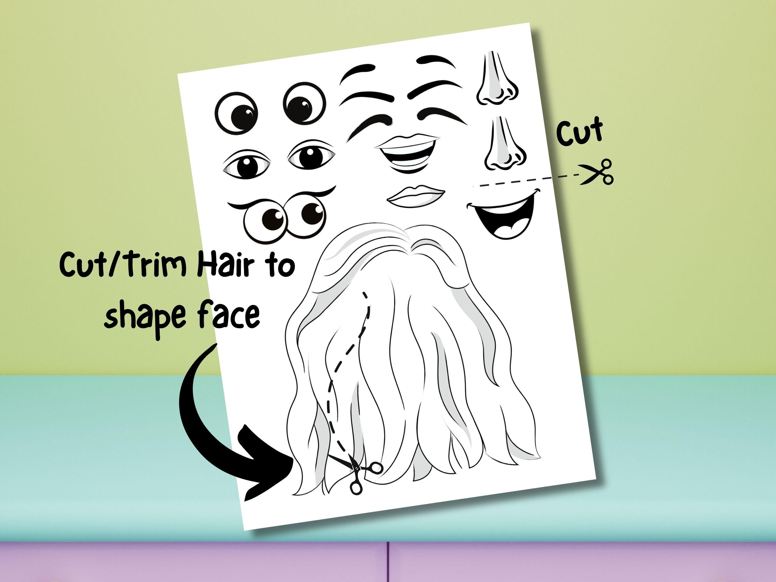 Build a Face Emotions Activity: Cut and Paste Craft (PDF Pattern) - Etsy