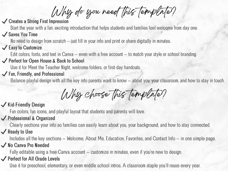 Meet the Teacher Template | Editable Canva Rainbow Design | Back to ...