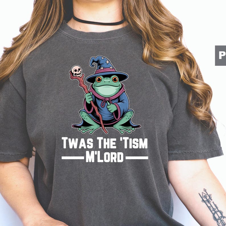 Twas the 'tism M'lord Frog Wizard Meme Shirt - Etsy
