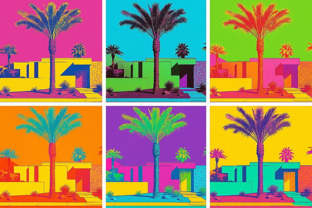 Custom Warhol Marilyn Style Home Portrait – Pop Art Grid House Print ...
