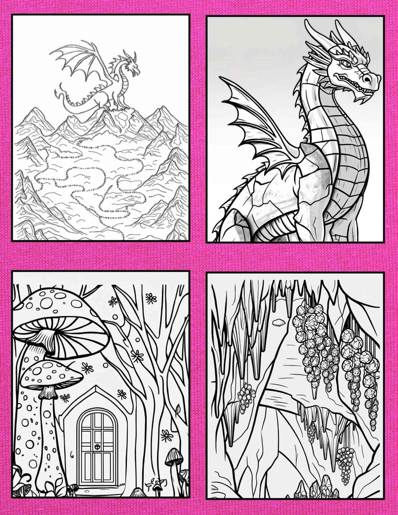 The Lost Dragon Kingdom: Cute, Cozy, Comfy & Mindful Fantasy Storybook ...