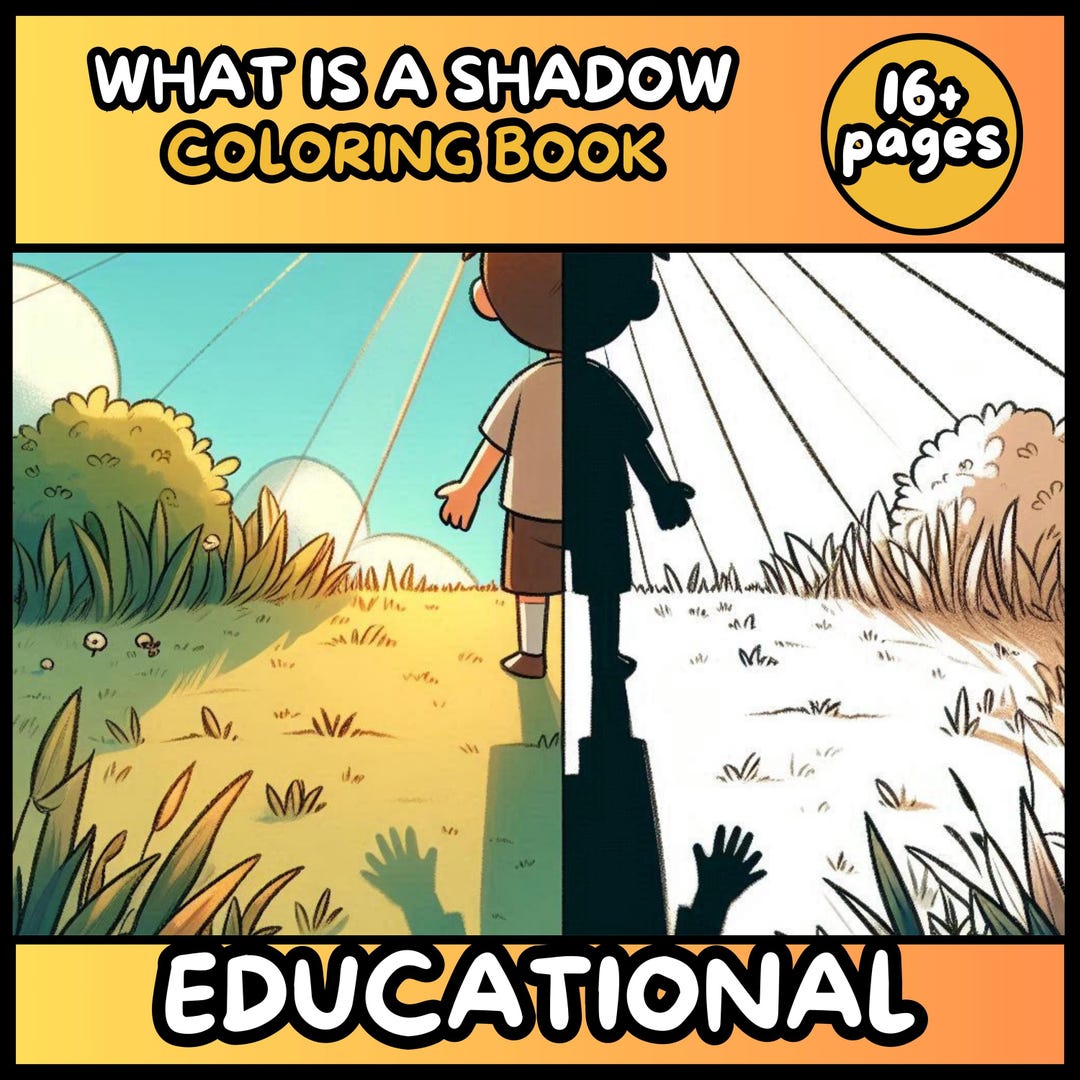 Printable Shadow Puppet Craft, Kids Science Coloring Pages, Fun STEM ...