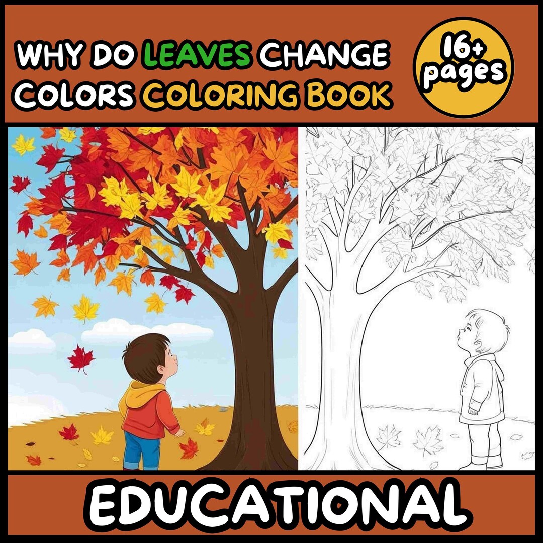 Kids STEM Cozy Cute Coloring Book Printable Comfy Activity Nature ...