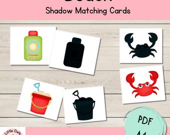 Space Theme Shadow Matching Game- Toddler Activities- Preschool ...