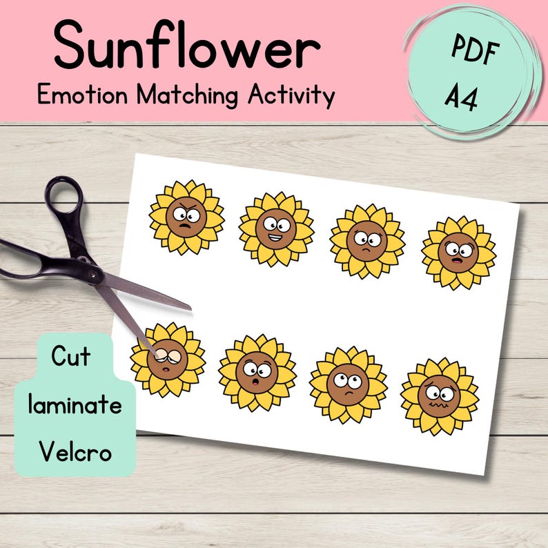 Emotion Worksheet, Toddler Activity, Homeschool Printables ...