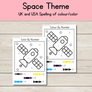 Colour by Number, Space Preschool, What Comes Next, Pattern Activity ...