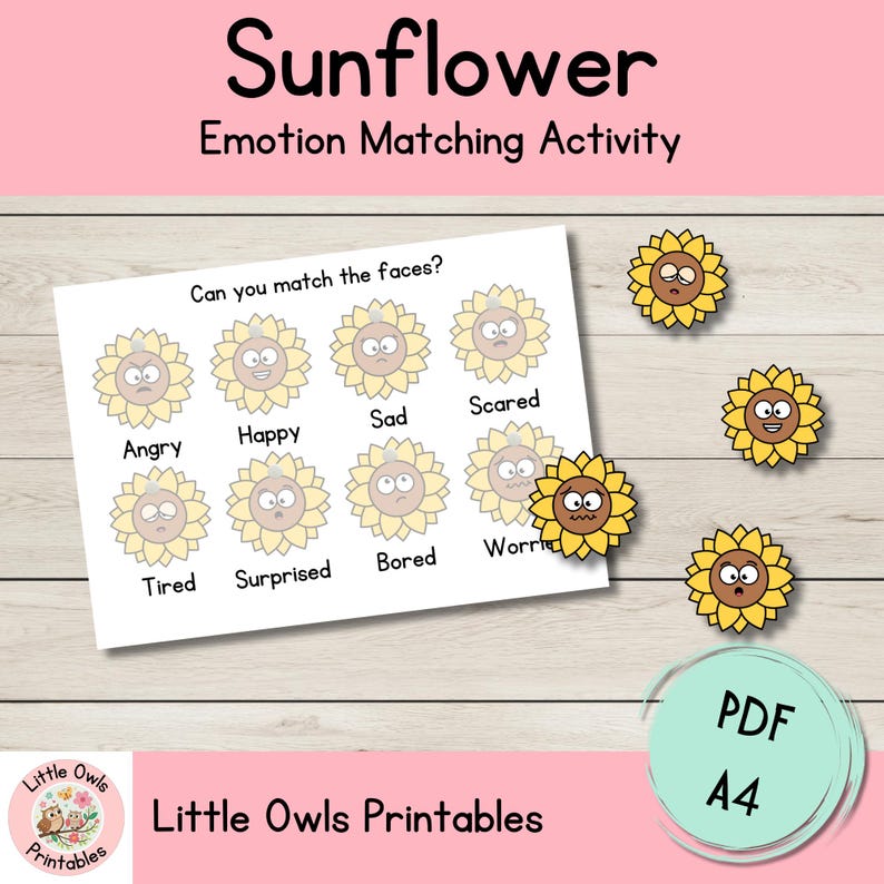 Emotion Worksheet, Toddler Activity, Homeschool Printables ...