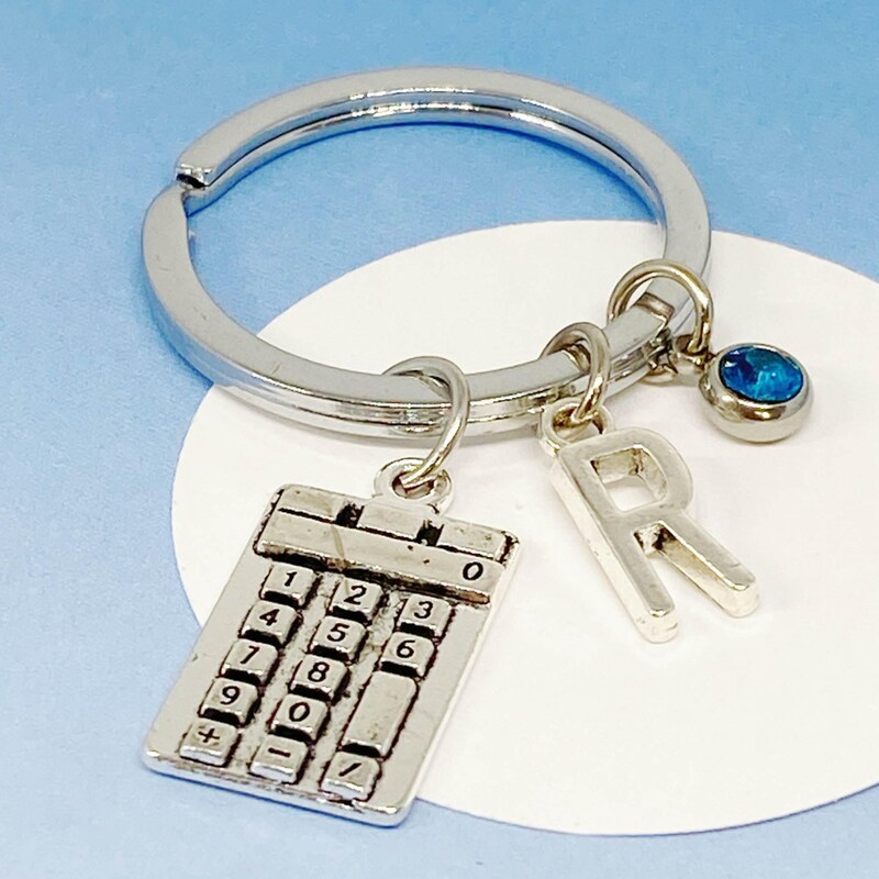 Calculator Keychain - Etsy