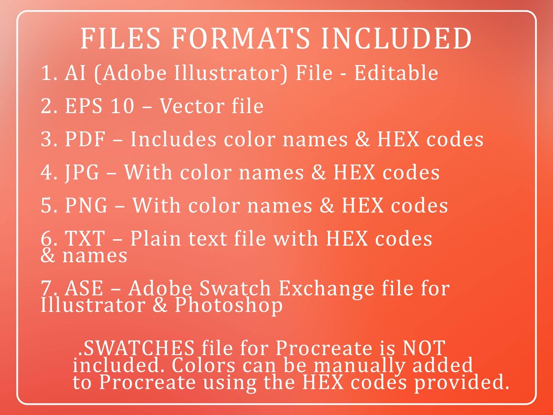 Red Color Palette Bundle 216 Shades With Hex Codes & Names | Light ...