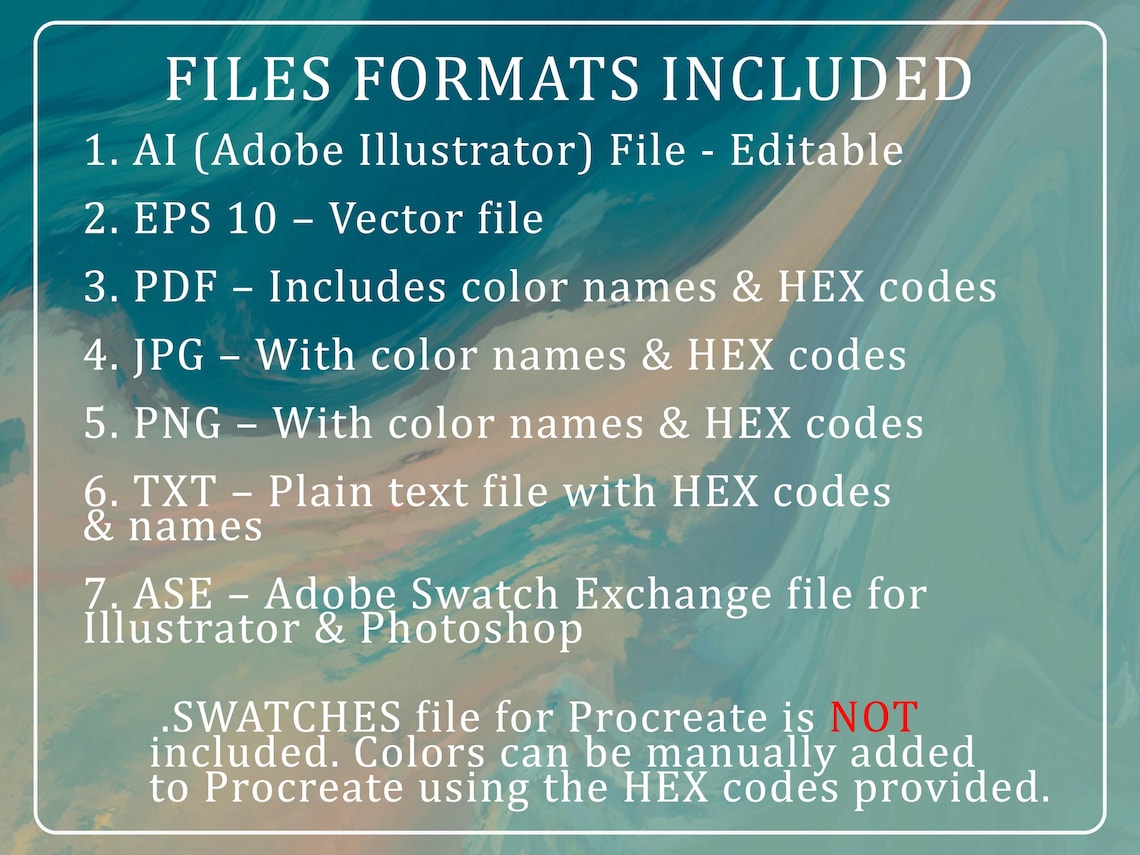 Green Color Palette Bundle 234 Shades With Hex Codes & Names | Moss ...