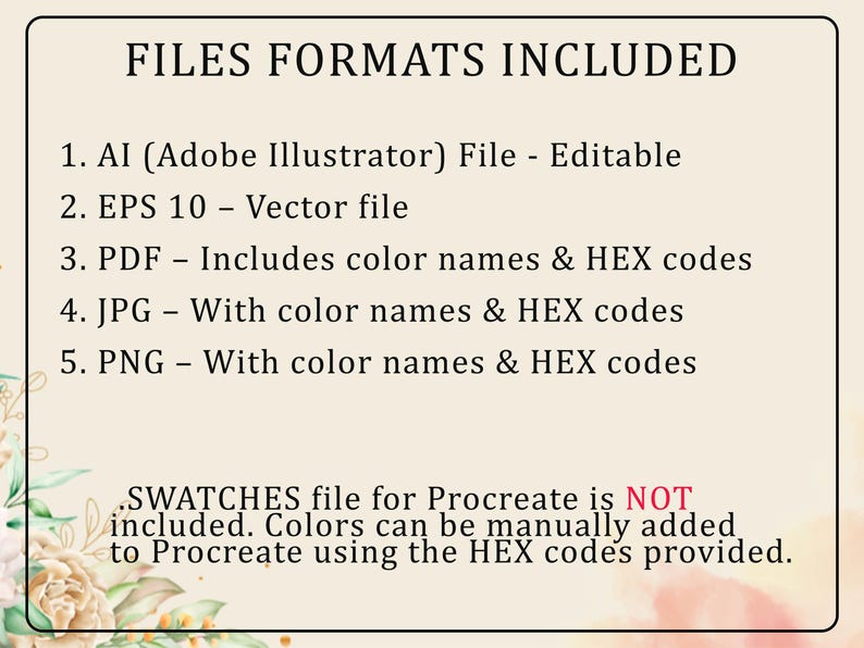 Summer Color Palette Combinations Bundle 242 Colors | Hex Codes & Names ...