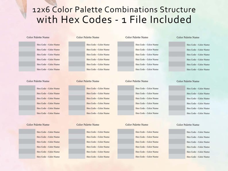 Winter Color Palette Combinations | 242 Colors, Names and HEX Codes (ai ...