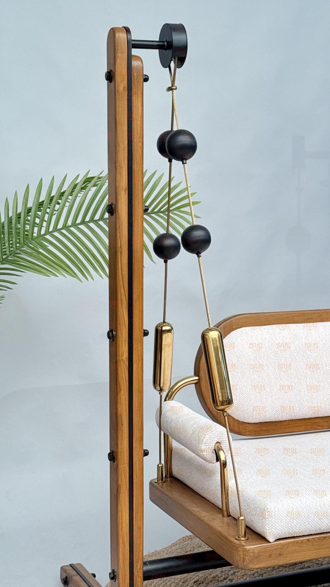Modern Wood Capsule Swing With Stand | Freestanding Indoor Jhula - Etsy
