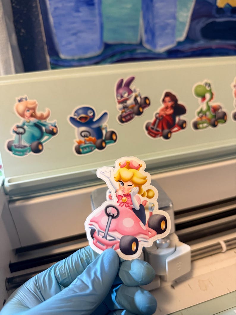 Mario Kart 7 + 8 Newcomers Sticker Set - Lakitu, Wiggler, Honey Queen ...