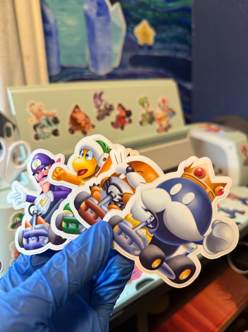 Mario Kart Sticker Set Wave 3 - Etsy