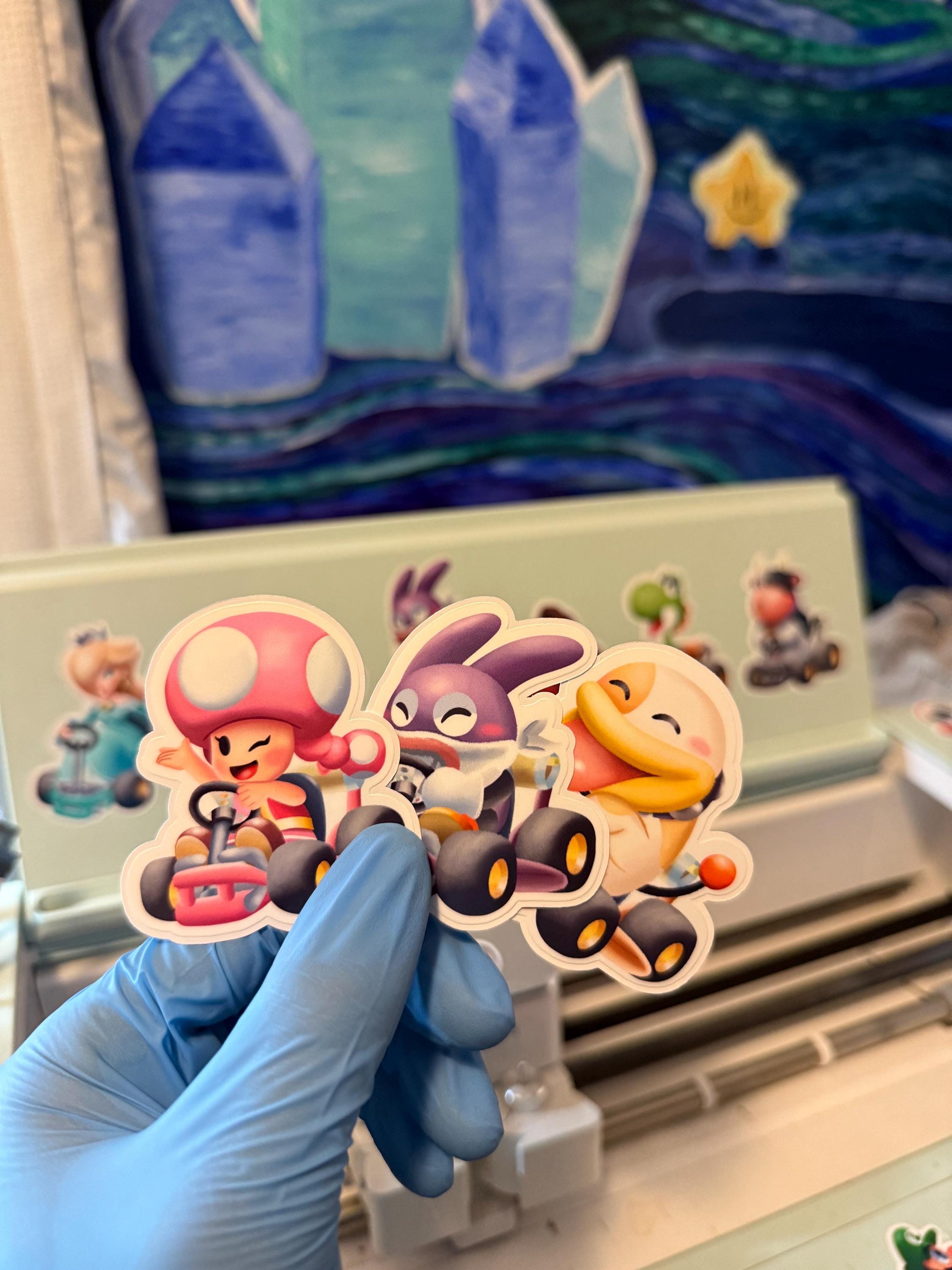 Mario Kart Double Dash!! Newcomers Sticker Set - Daisy, Birdo, Baby ...
