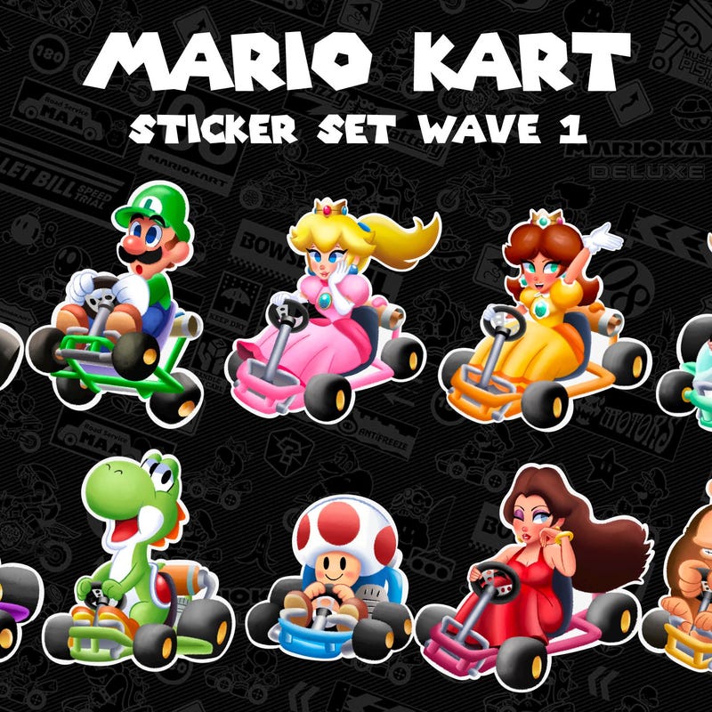 Super Mario Decal - Etsy