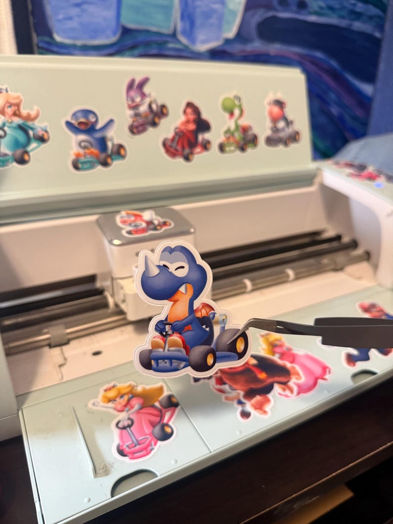 Mario Kart Super Mario Bros. Sticker Set - Blooper, Bob-omb, Ninji ...