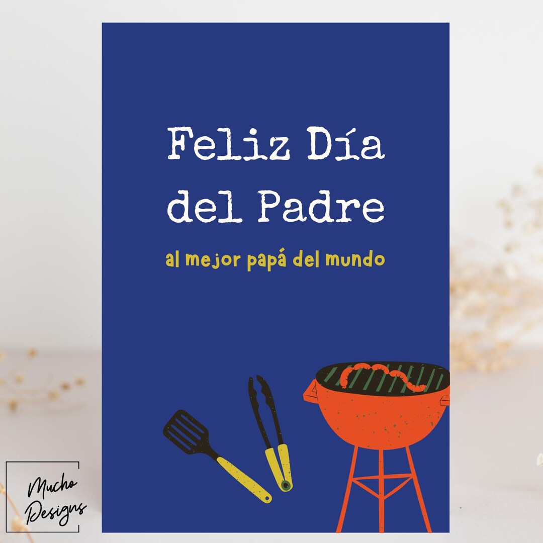 Feliz Dia Del Padre | Father's Day | Spanish Greeting Card | Spanish ...
