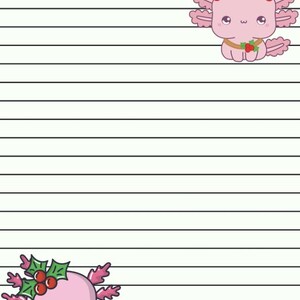 Christmas Writing Paper Digital Download | Cute Koalas, Capybaras ...