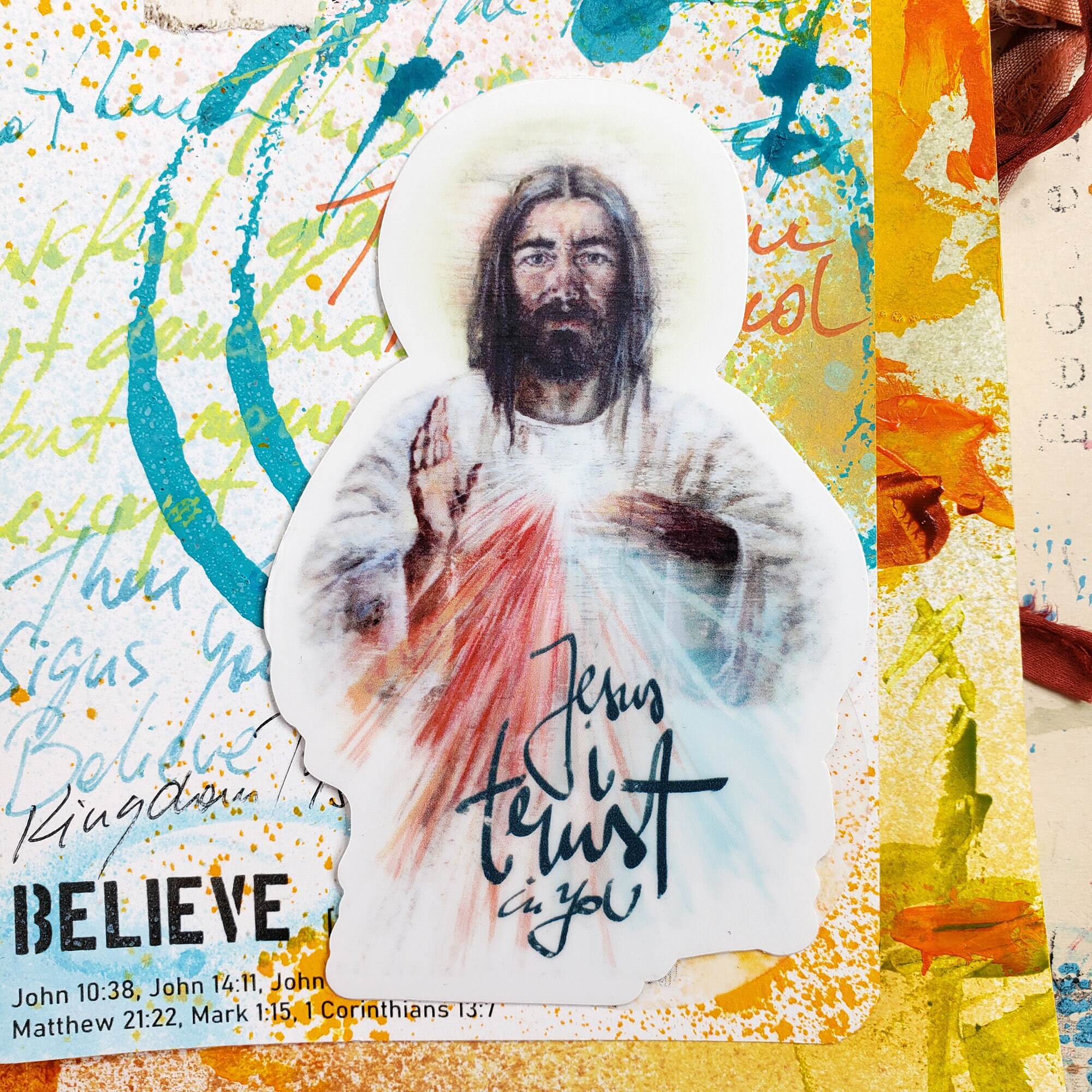 Divine Mercy Sticker - Etsy