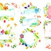 Watercolor Floral Headers Floral Art Digital Download - Etsy