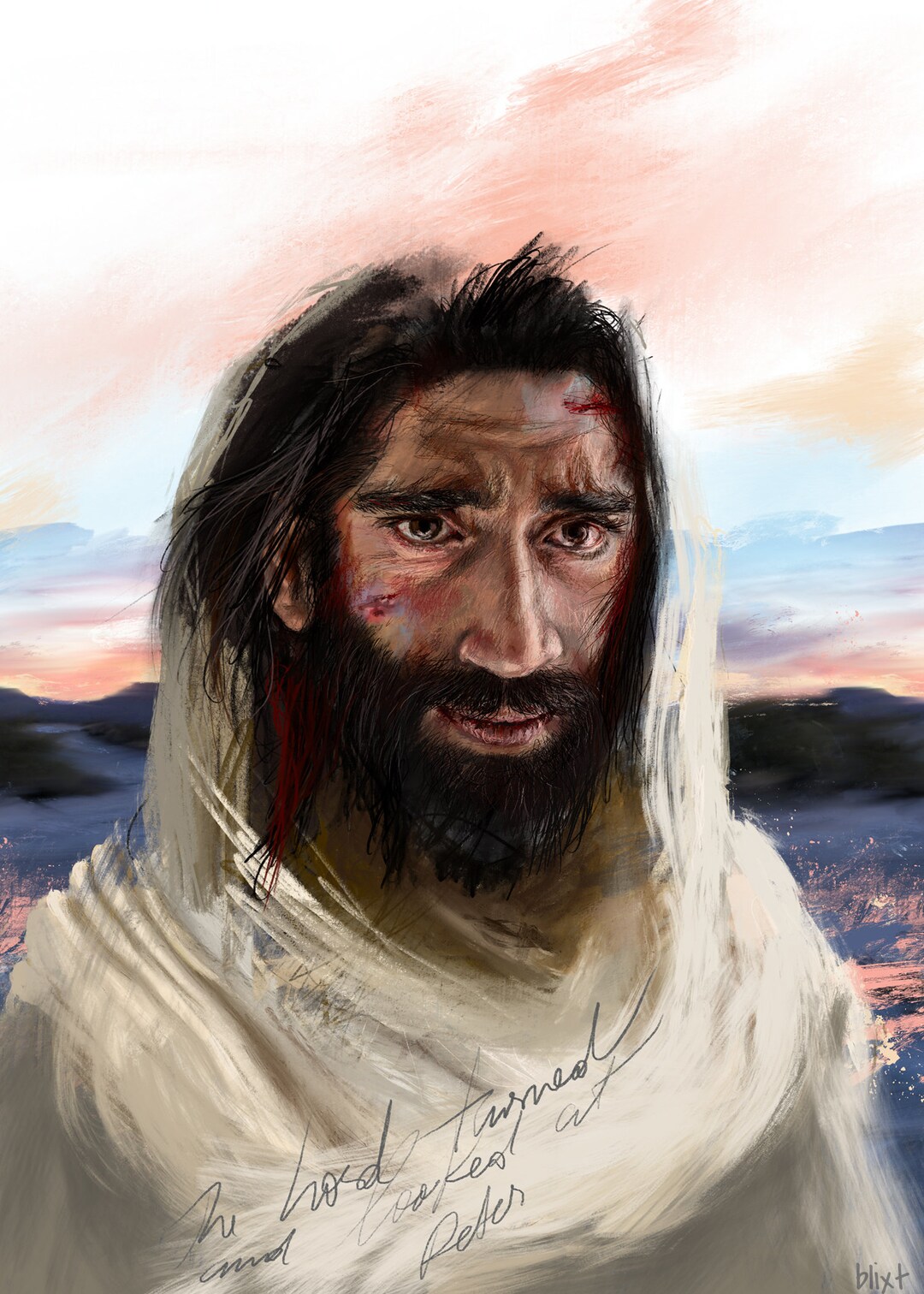 The Lord Looked at Peter - Etsy