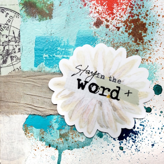Stay in the Word Sticker | Etsy