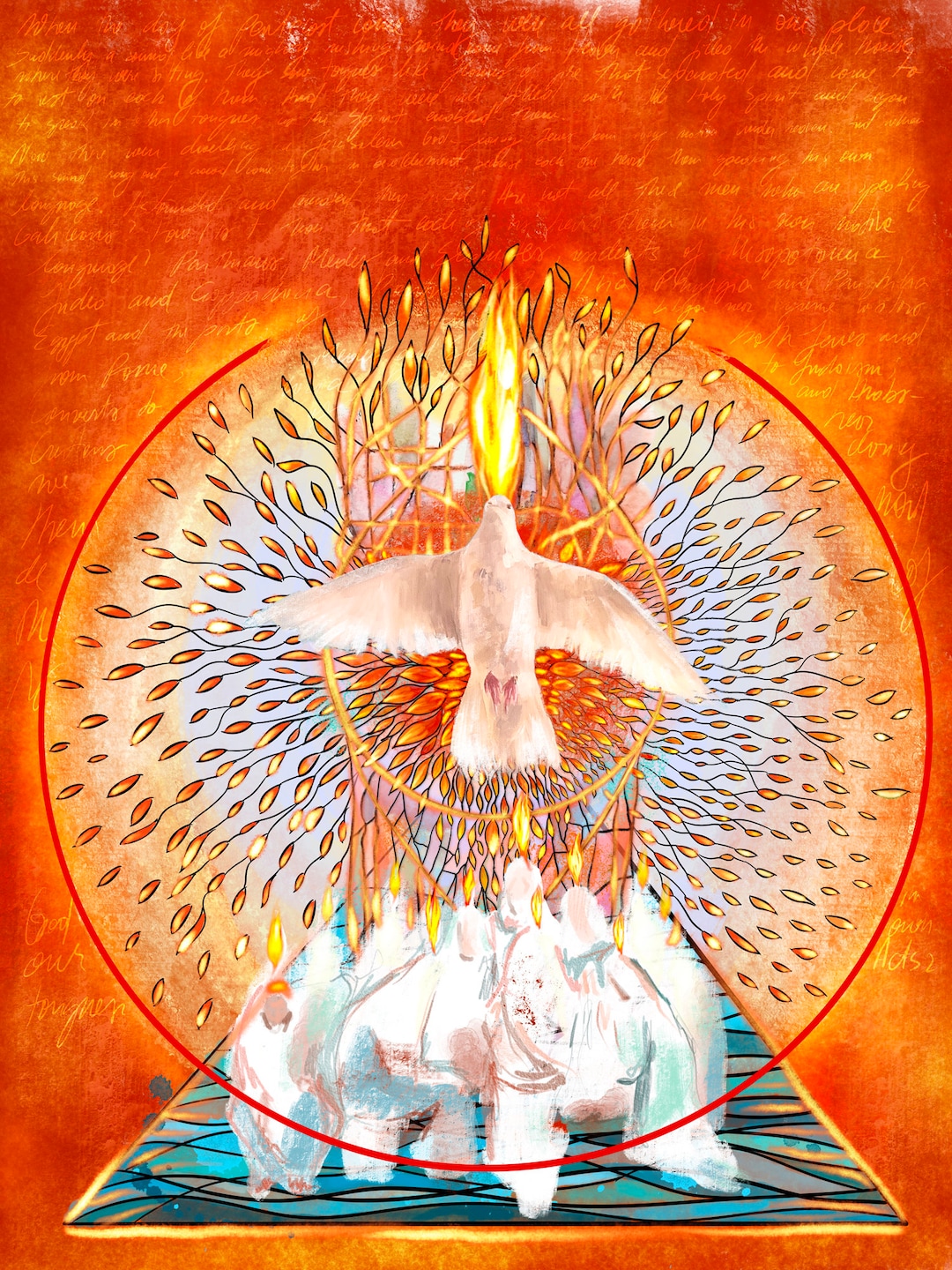 Come Holy Spirit, Pentecost - Fine Art Giclee Print - Etsy