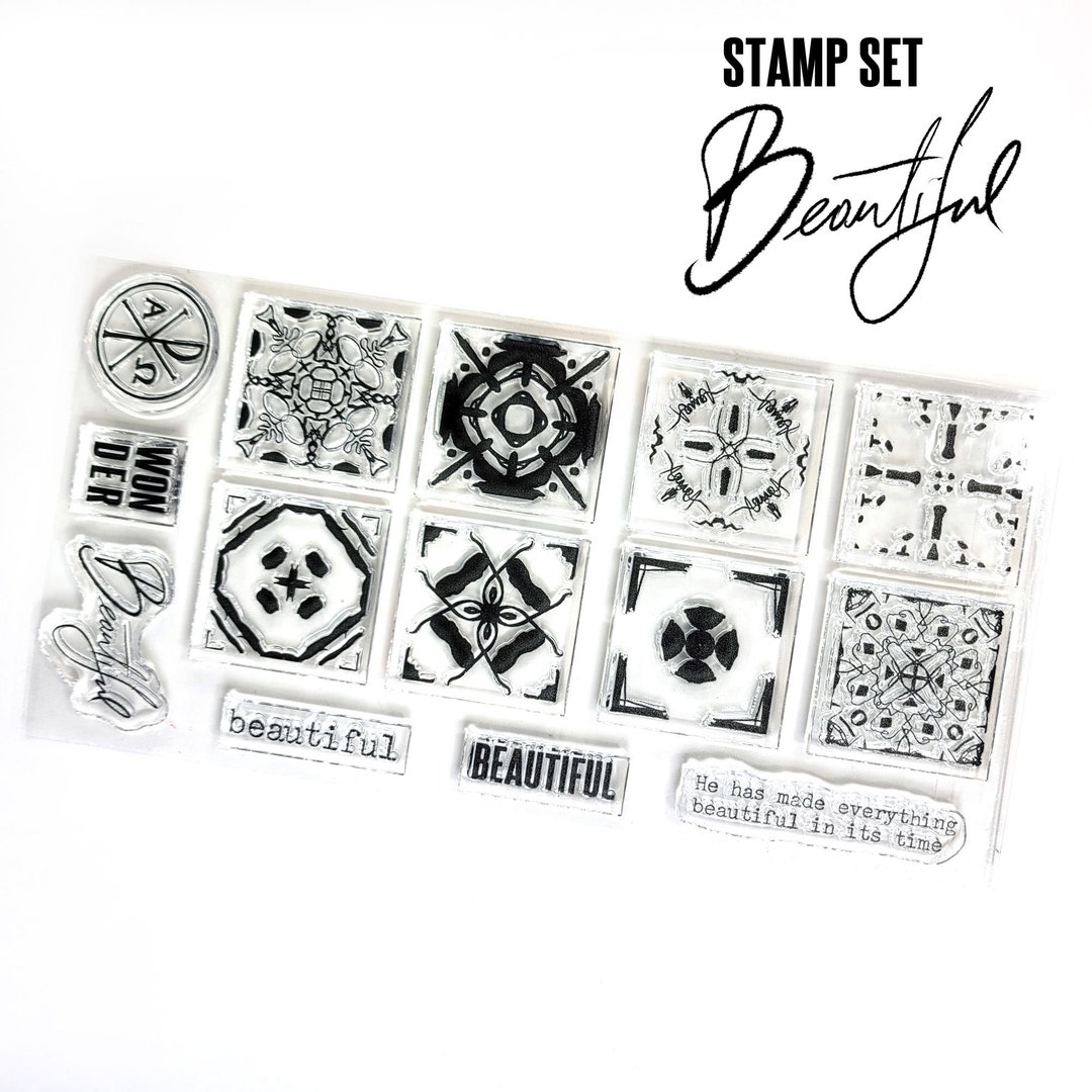 Beautiful Stamp Set - Kit Elements - Etsy