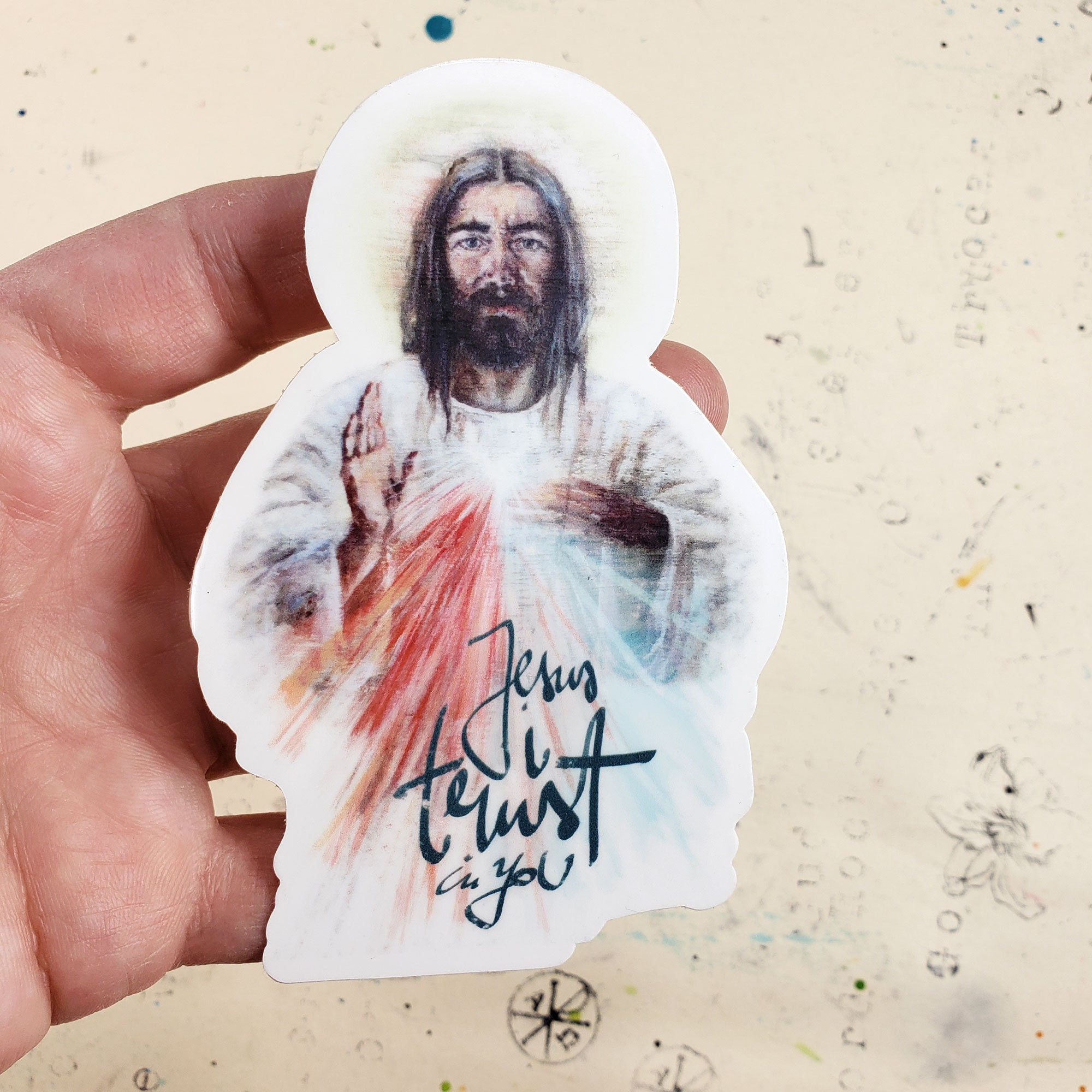 Divine Mercy Sticker - Etsy