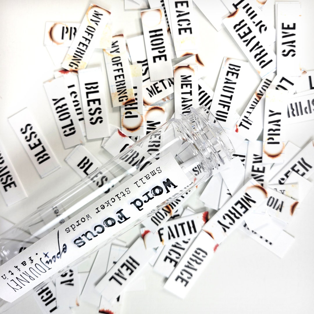 Word Focus - Tiny Words - Set of 100 - Etsy
