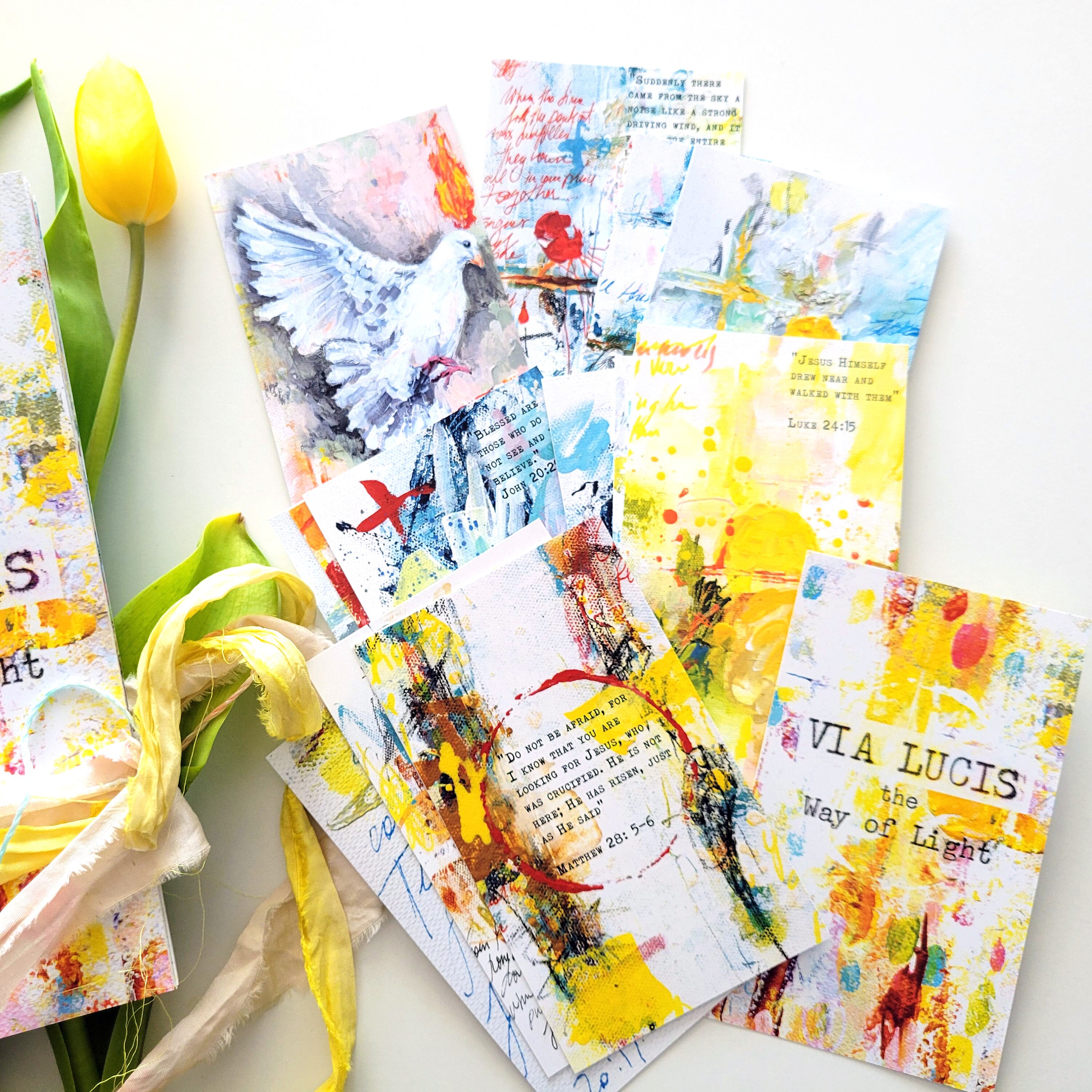 The Way of Light - via Lucis, a Creative Bible Study / Bible Journaling ...