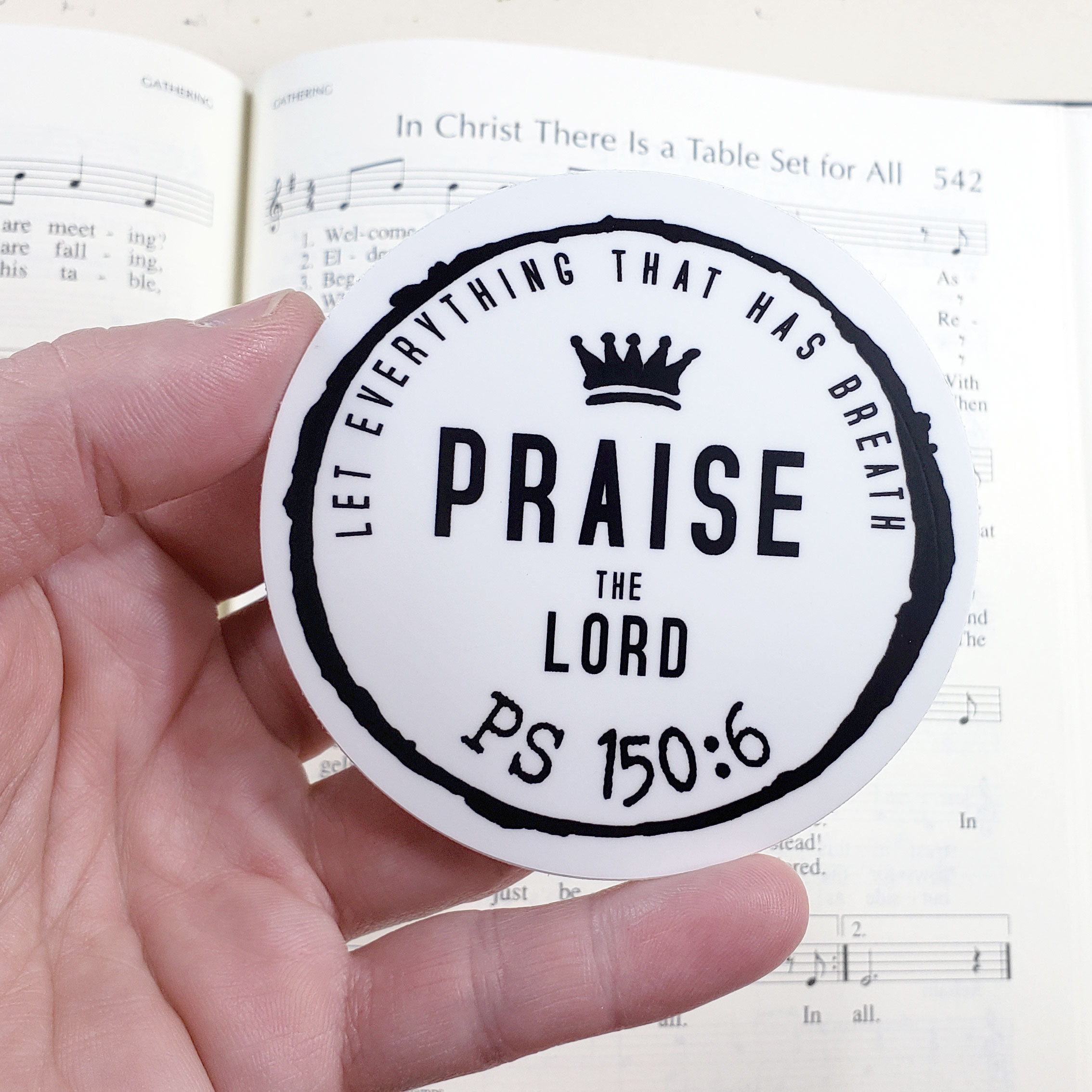 Praise sticker | Etsy