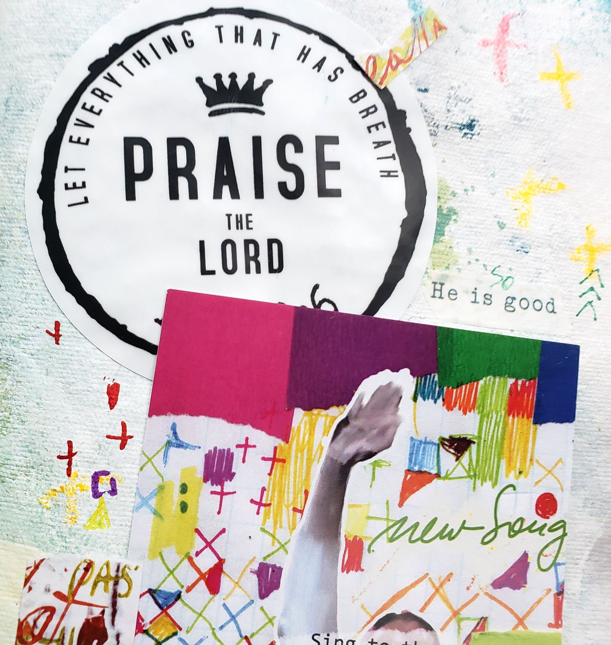 Praise sticker | Etsy