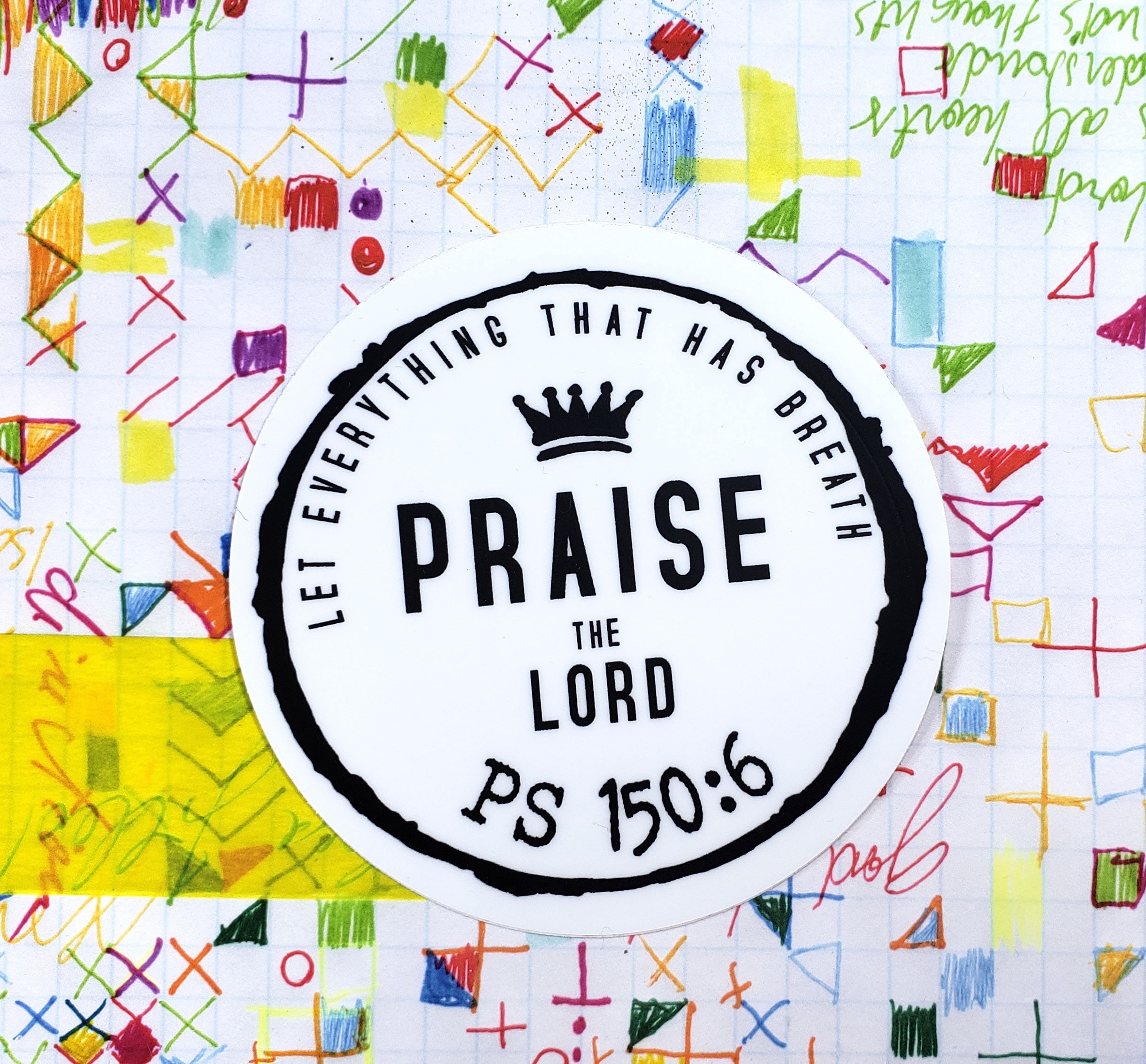 Praise sticker | Etsy