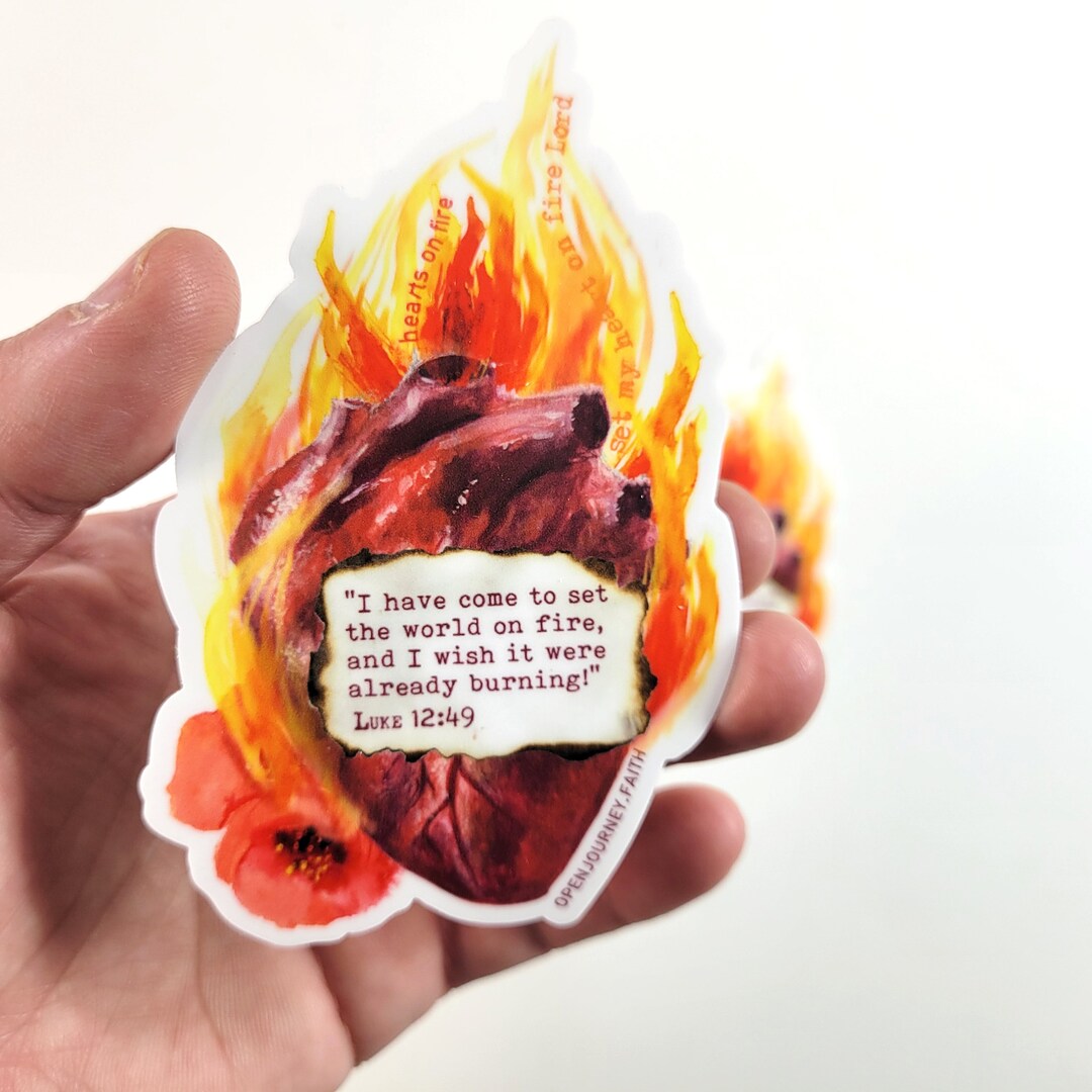 Fire Starter- Faith Sticker - Etsy